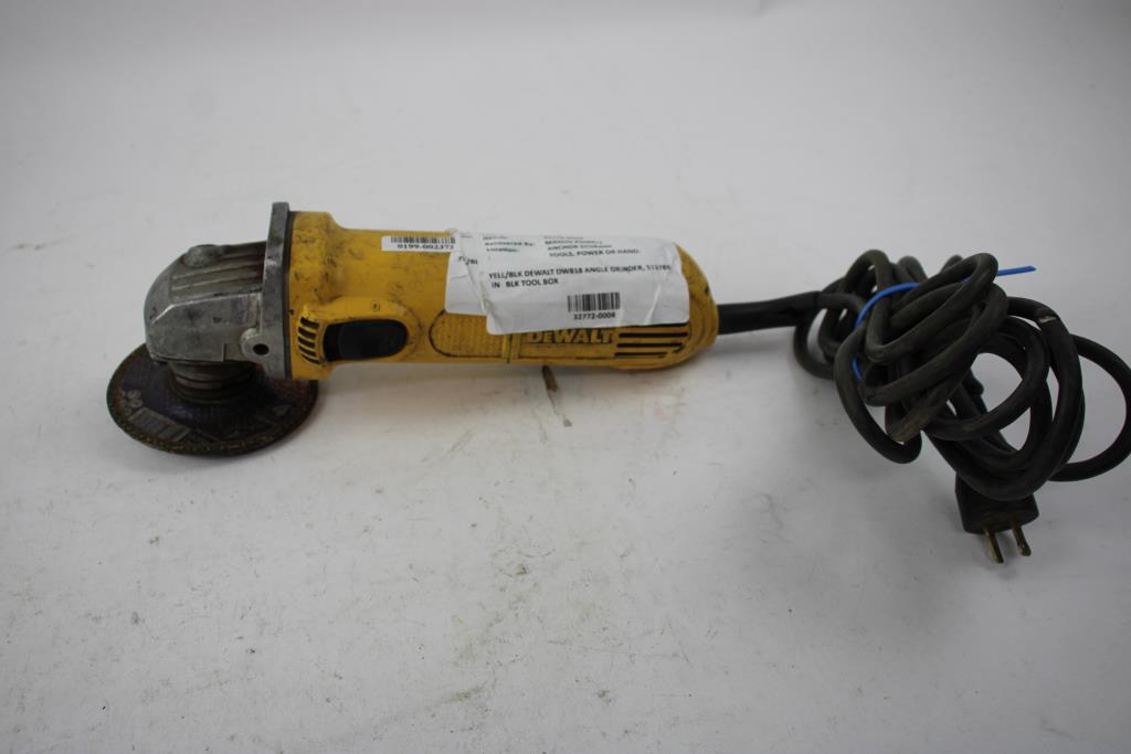 DeWalt Corded 4 1/2" Angle Grinder, DW818 | Property Room