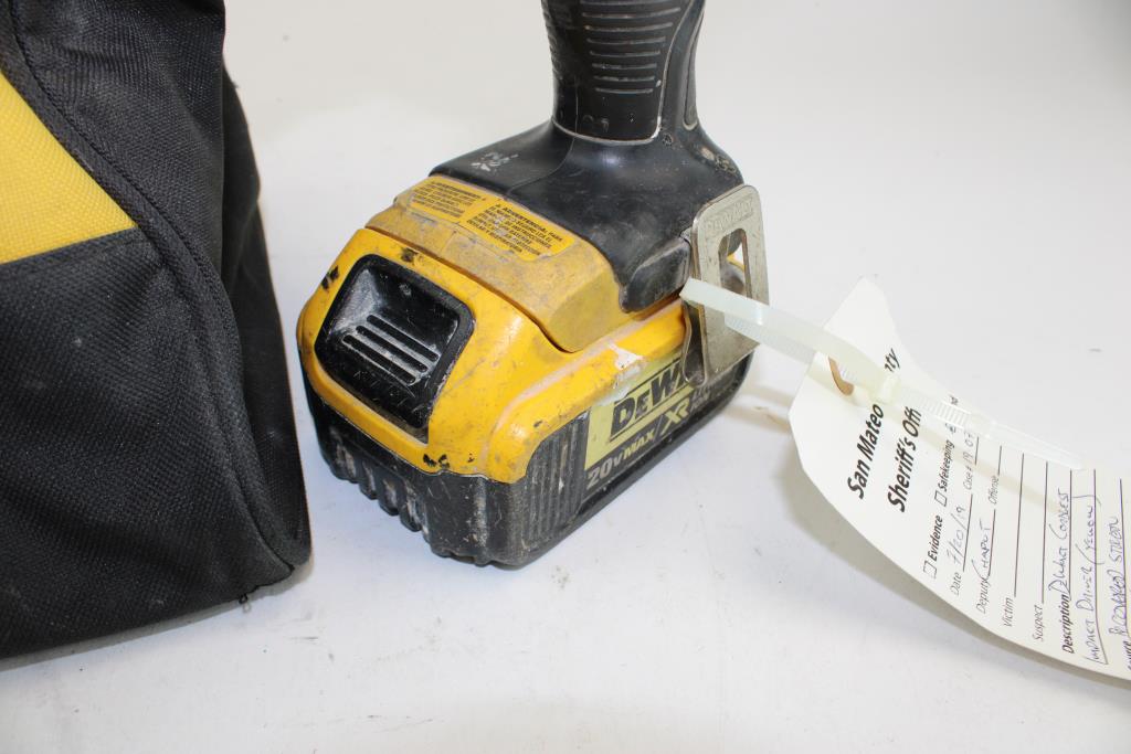 DeWalt Cordless Impact Driver In DeWalt Carry Case | Property Room