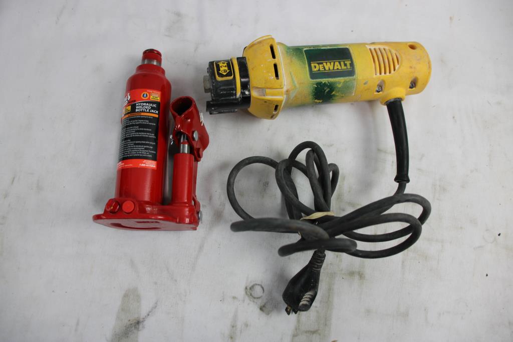 DeWalt Cut Out Tool, Torin Big Red Jacks Hydraulic Welded Bottle Jack ...
