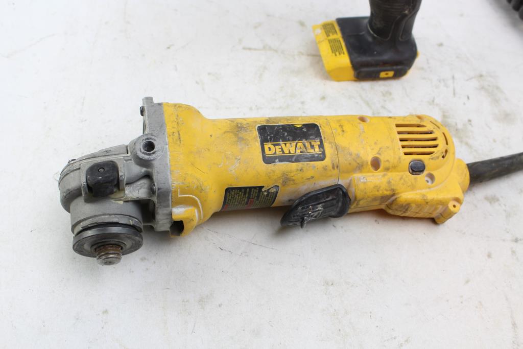 Dewalt D28402 Angle Grinder & DCD985 Drill/Driver/Hammerdrill; 2 Pieces ...