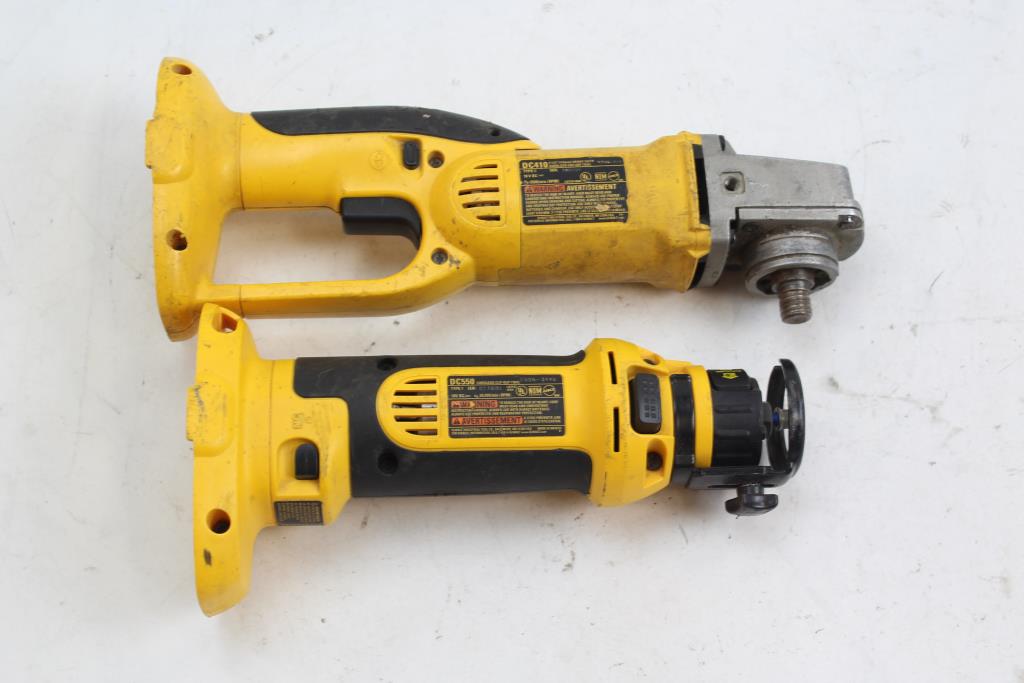 Dewalt DC550 And DC410 Cordless Cut-Out Tools; 2 Pieces | Property Room
