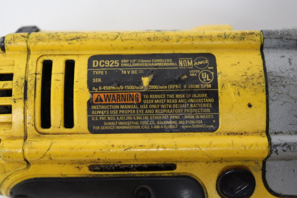 Dewalt Dc925 Cordless Drill | Property Room