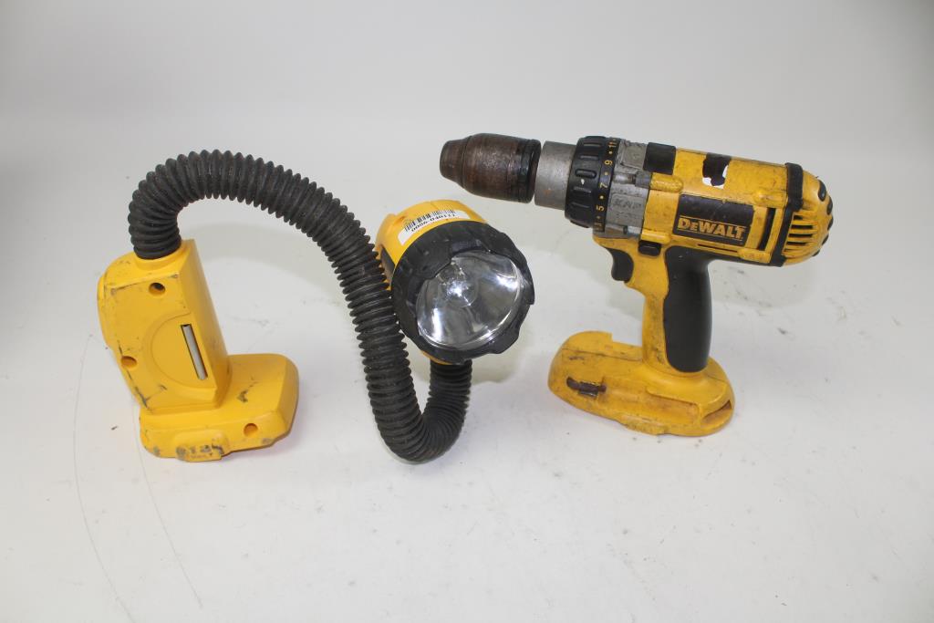 Dewalt DC987 18V Cordless Drill/Driver And A DeWALT DW919 18v Cordless ...
