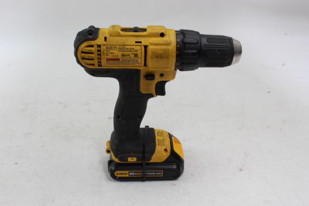 DeWalt Dcd771 Cordless Drill Driver | Property Room