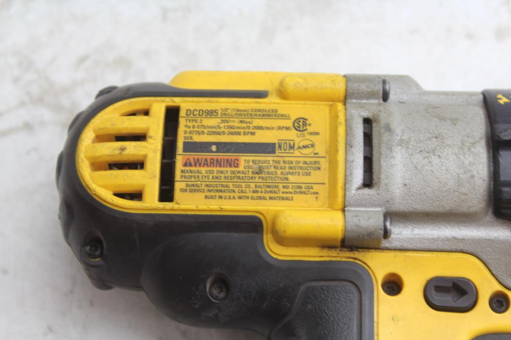 Dewalt DCD985 Cordless Drill/Driver/Hammerdrill | Property Room