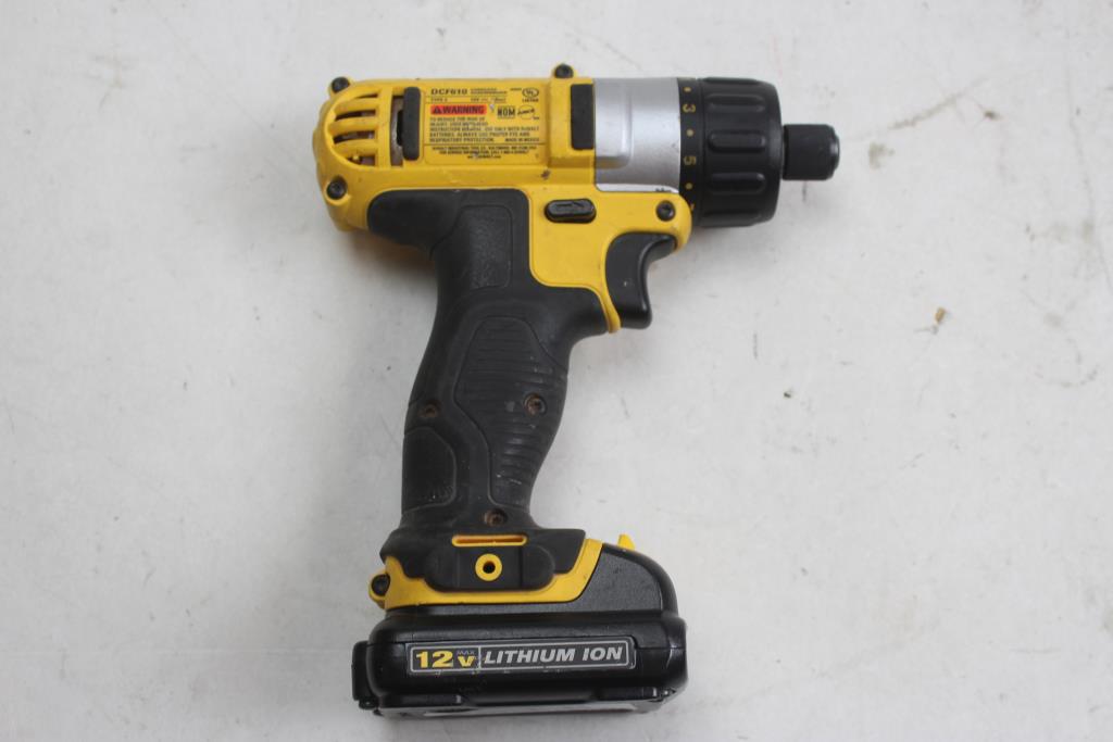 Dewalt Dcf610 Cordless Screwdriver | Property Room