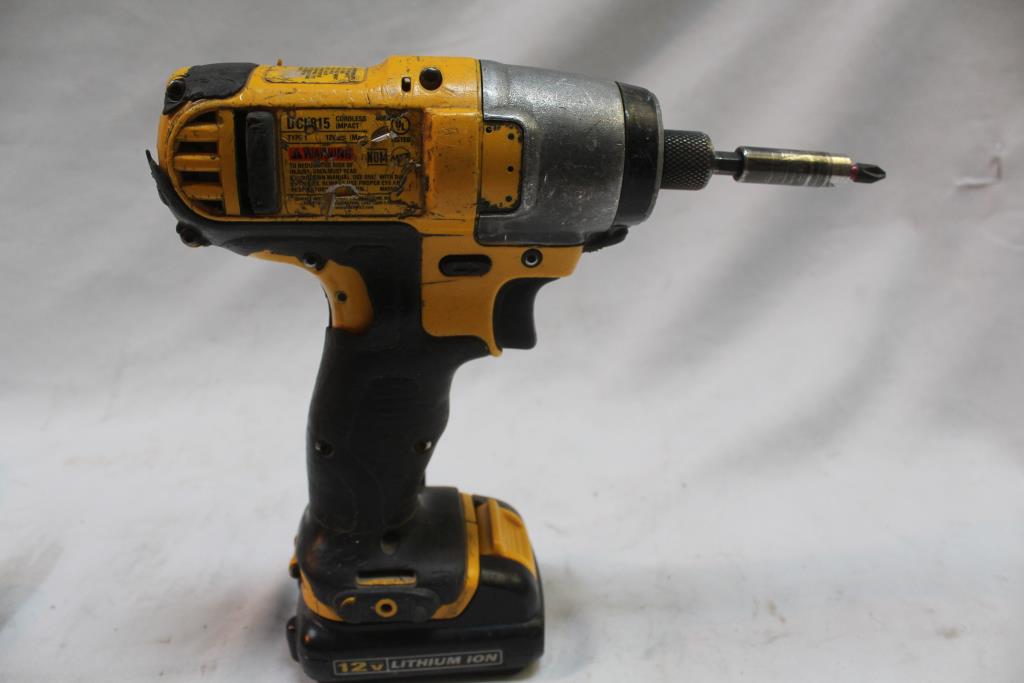 DeWalt Dcf815 Cordless Impact Driver | Property Room