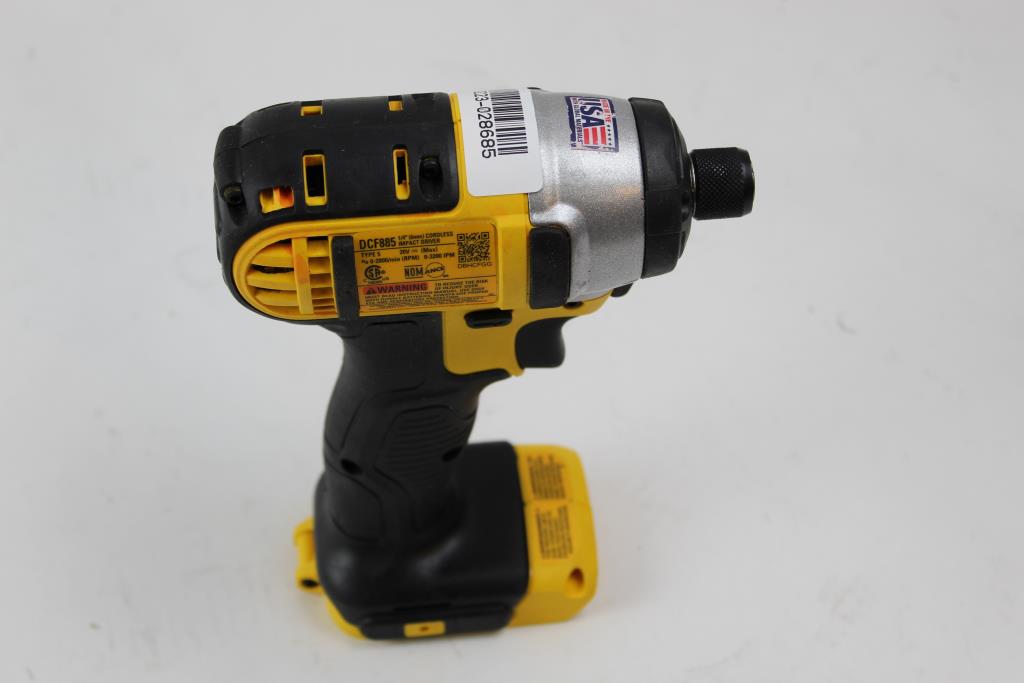 DeWalt Dcf885 Cordless Impact Driver (Tool Only) | Property Room
