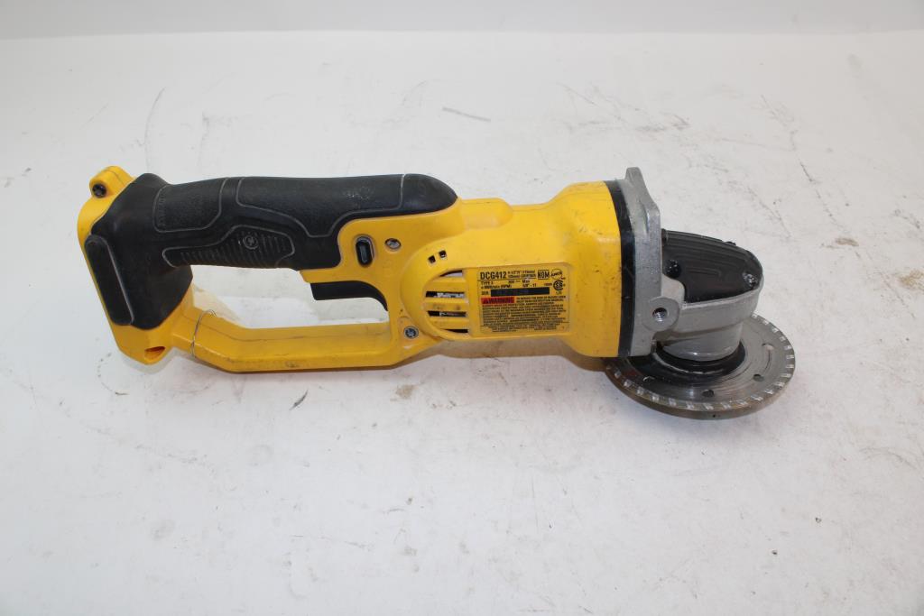 DeWalt DCG412 Cordless Angle Grinder (Tool Only) | Property Room