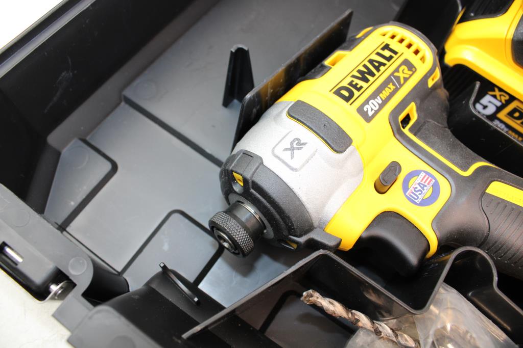 Dewalt DCK299P2 Hammer Drill And Impact Driver Combo Kit | Property Room