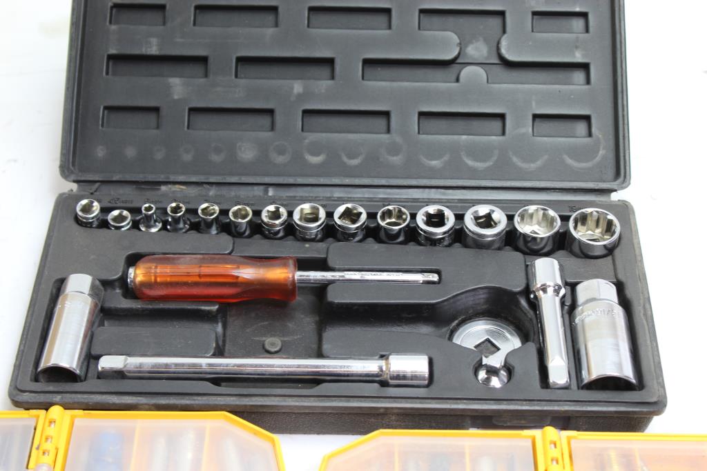 Dewalt Drill Bits And Workman's Choice Tool Set | Property Room