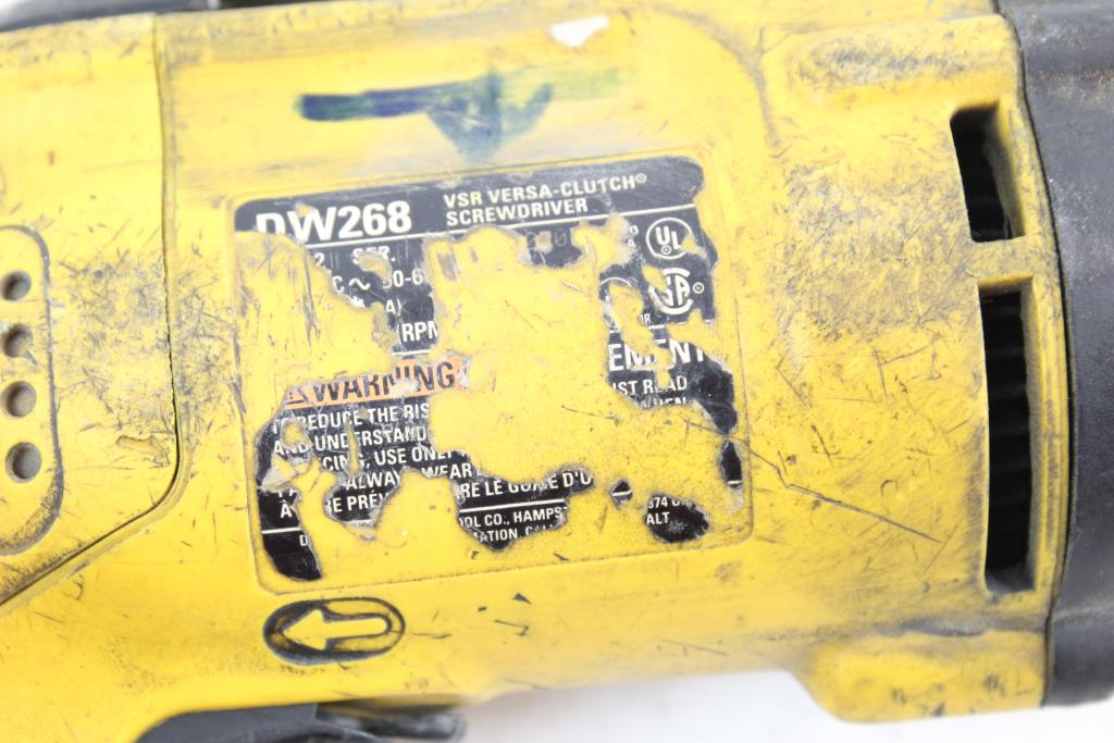 DeWalt DW268 VSR Versa-Clutch Screwdriver | Property Room
