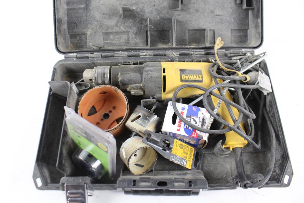 Dewalt DW505 VSR Hammer Drill With Case | Property Room
