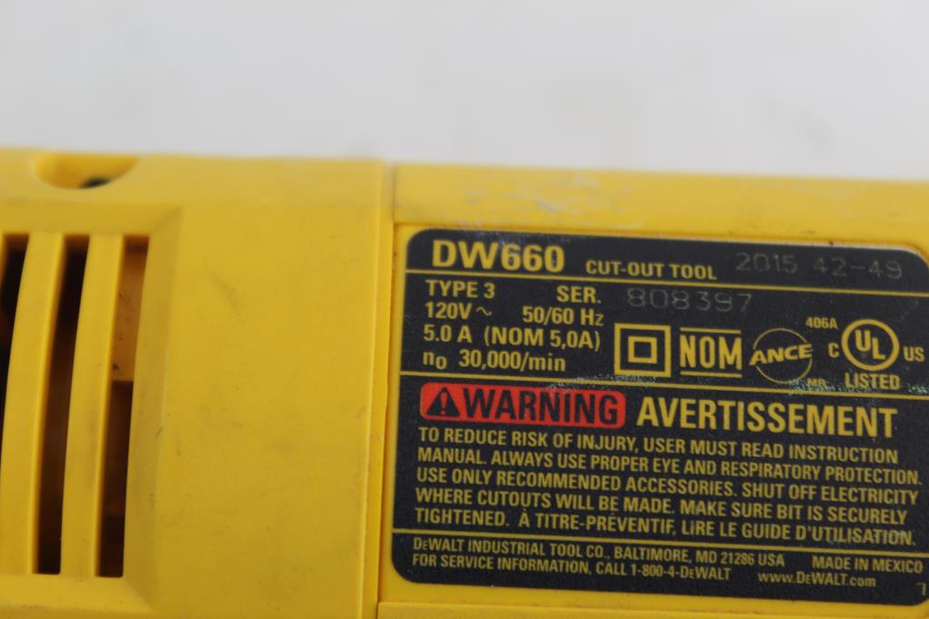 DeWalt DW660 Cut Out Tool | Property Room