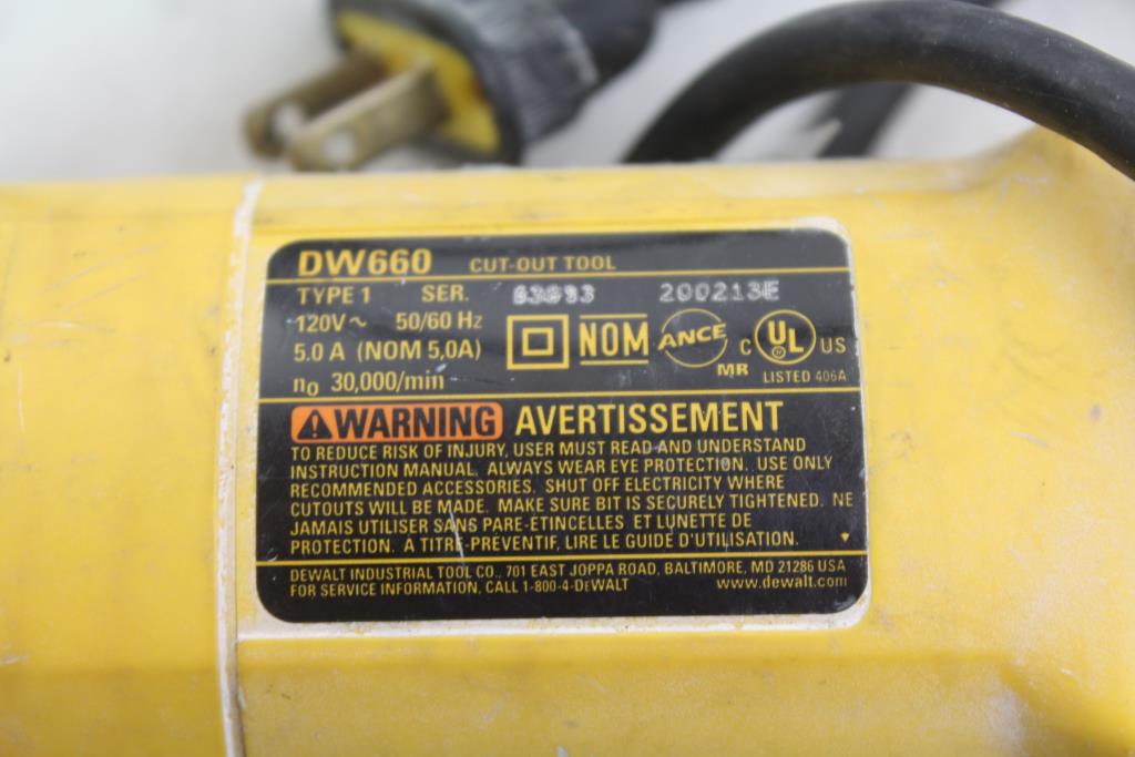 Dewalt DW660 Cut-Out Tool | Property Room
