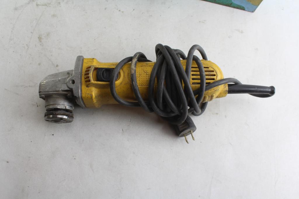 Dewalt DW818 4 1/2" Angle Grinder In Tool Box | Property Room