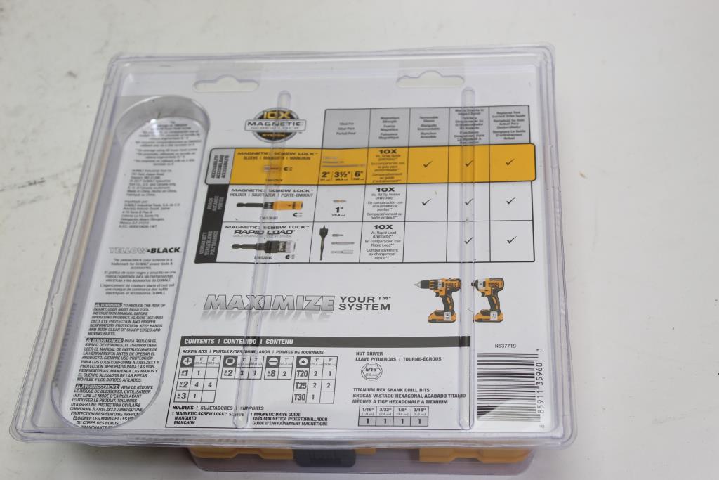 DeWalt DWA2SLS32 Maxfit Screwdriving Set 32 Piece | Property Room