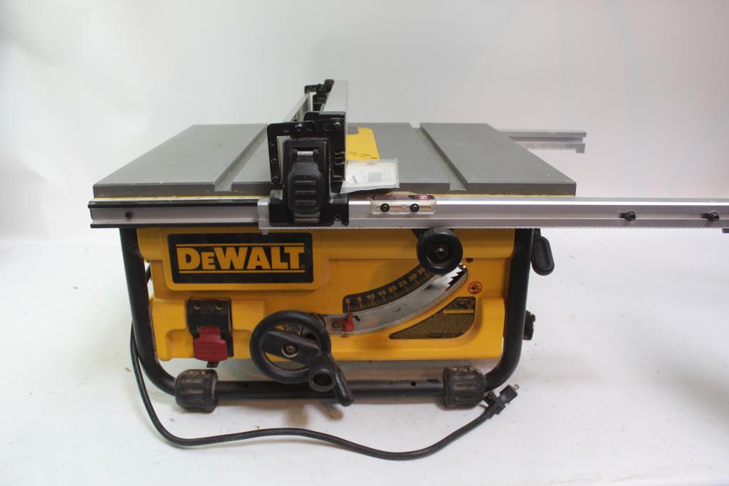 Dewalt Dw745 DeWalt DWE7480 Corded 10'' Compact Job Site Table Saw - Local Pick Up Only ...