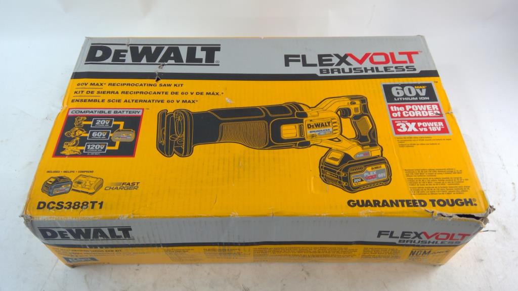 Dewalt Flexvolt Brushless Reciprocating Saw Kit | Property Room