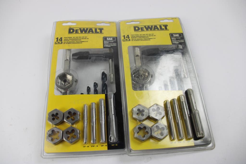 Dewalt, Fractional Tap Set, Metric Tap Set, 4 Pieces | Property Room