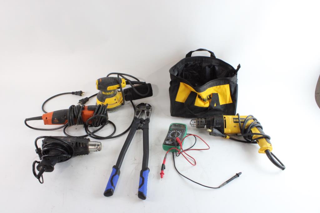 DeWalt Hammerdrill, Sander & Other Tools, 5+ Pieces | Property Room