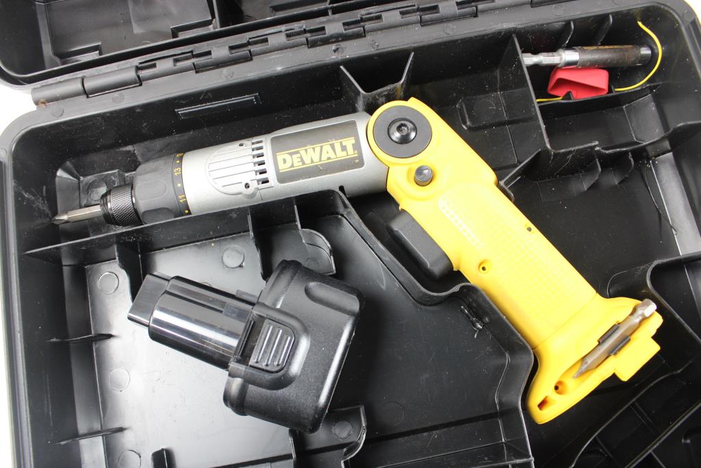 Dewalt Heavy Duty Cordless Screwdriver DW920 With Battery & Case ...