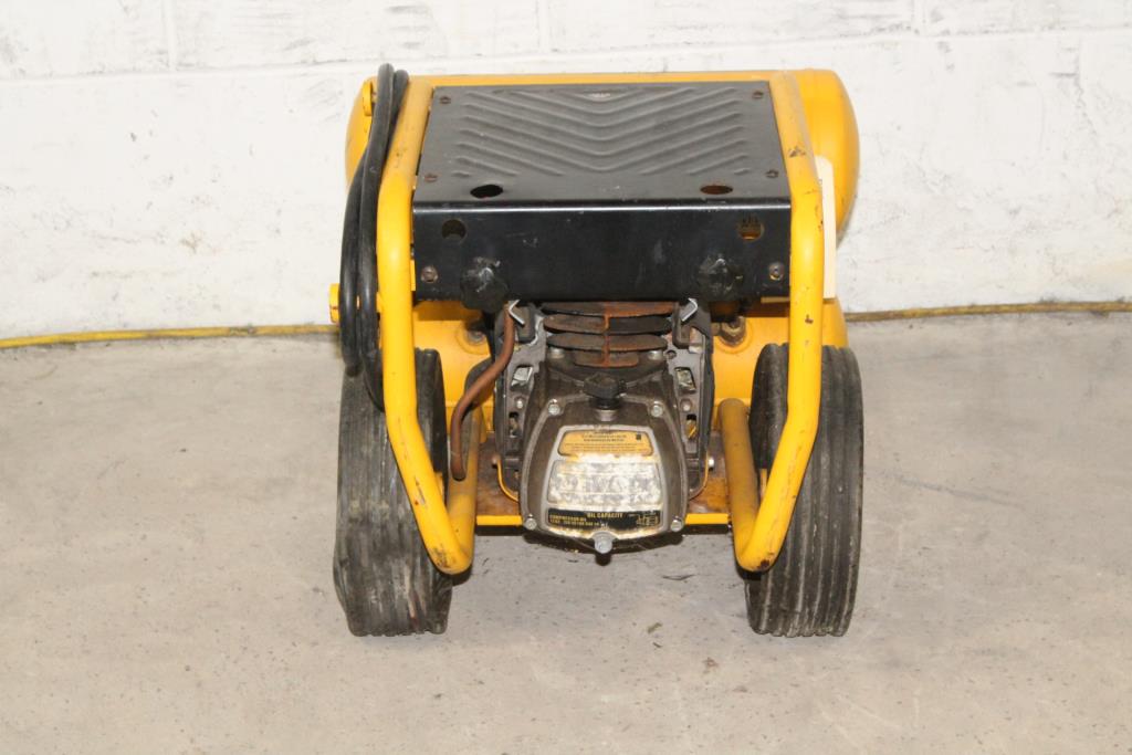 DeWalt Heavy Duty Electric 4 Gallon Wheeled Dolly Style Compressor ...