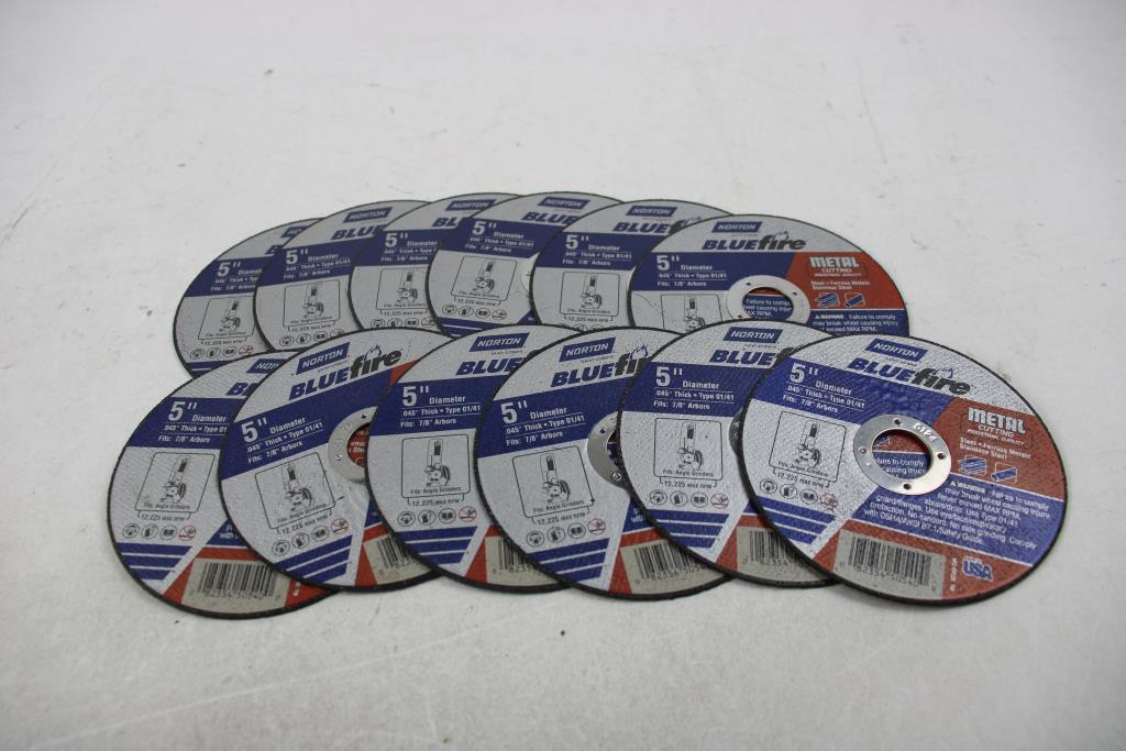 Dewalt Level, Hyper Tough Needle Files, And Norton Grinding Wheels, 14 ...