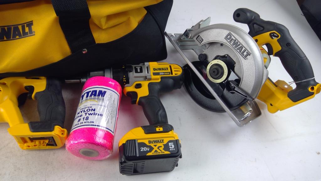 DeWalt Power Tool Bulk Lot, 9 Pieces | Property Room