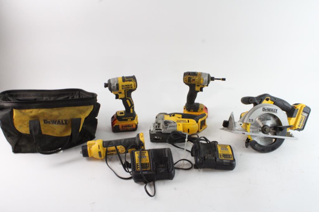 DeWalt Power Tools & Accessories, 5+ Pieces | Property Room