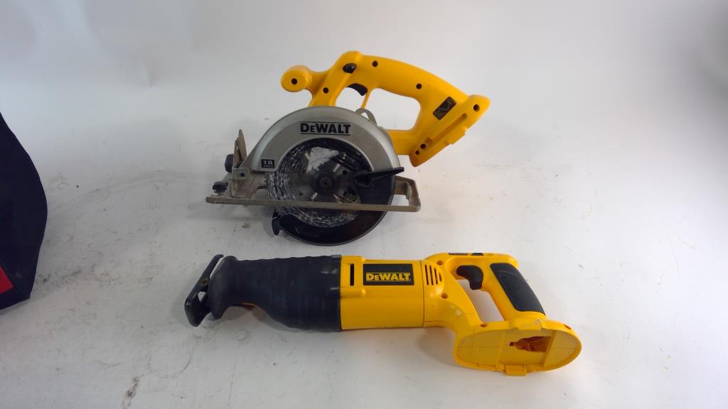 DeWalt Reciprocating Saw And 6-1/2'' Circular Saw | Property Room