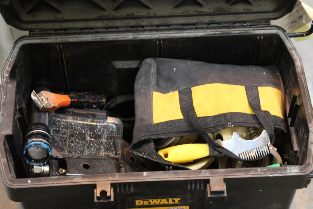 Dewalt Rolling Tool Box, Flashlight, Jack, Tape And More: 5+ Items ...