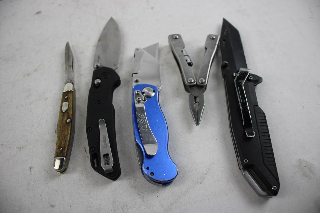 DeWalt Switch Knife, Sheffield Knife, And More, 5+ Pieces | Property Room