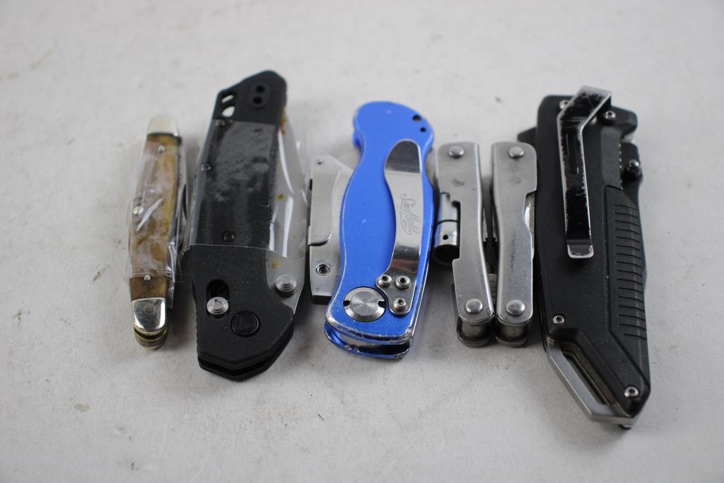 DeWalt Switch Knife, Sheffield Knife, And More, 5+ Pieces | Property Room