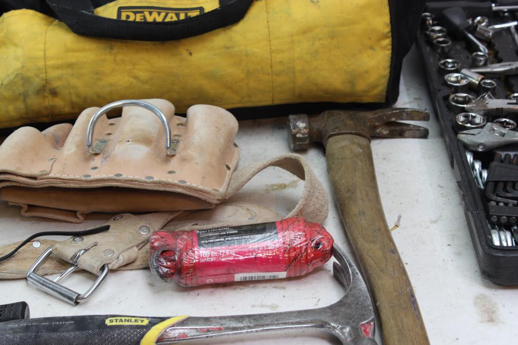 Dewalt Tool Bag With Pittsburgh Tool Set, ToolPro Tool Belt And More ...
