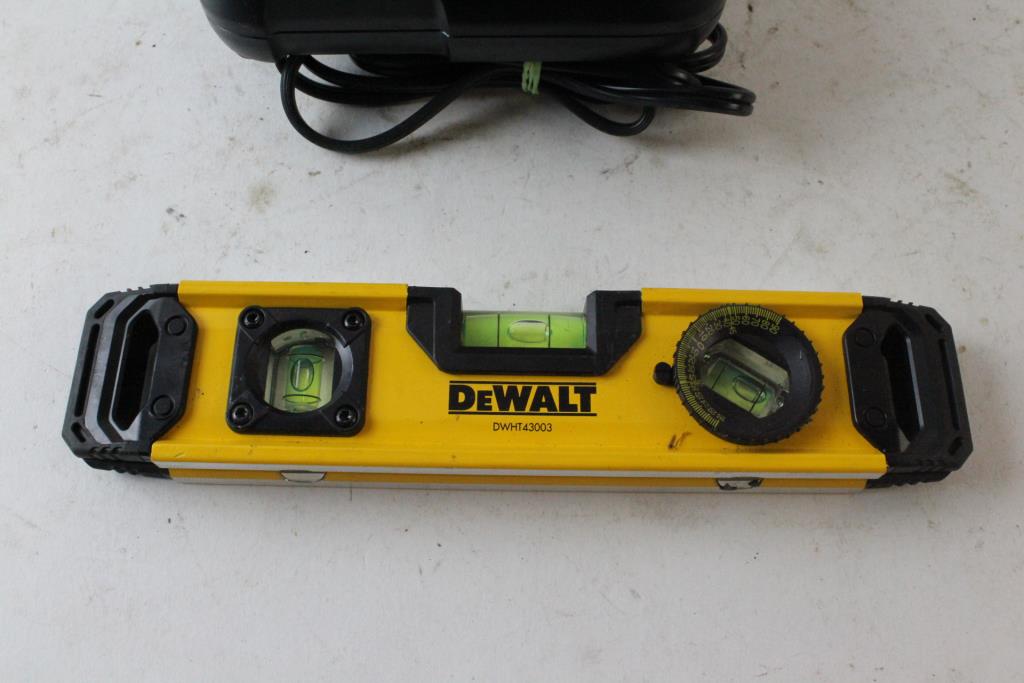 DeWalt Tool Level And More, 3 Pieces | Property Room