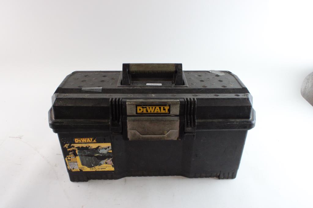 DeWalt Toolbox With Tools & Equipment, 10+ Pieces | Property Room