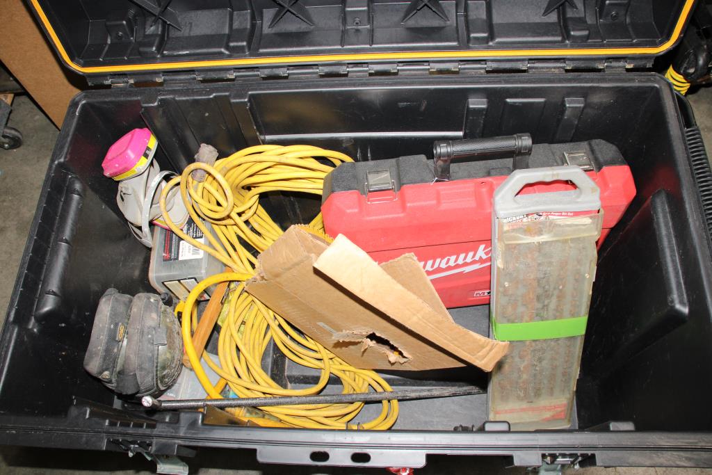 DeWalt Tough Chest Mobile Tool Box With Tools & Equipment | Property Room