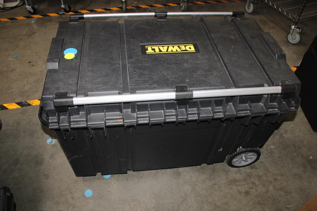 DeWalt Tough Chest Mobile Tool Box With Tools & Equipment | Property Room