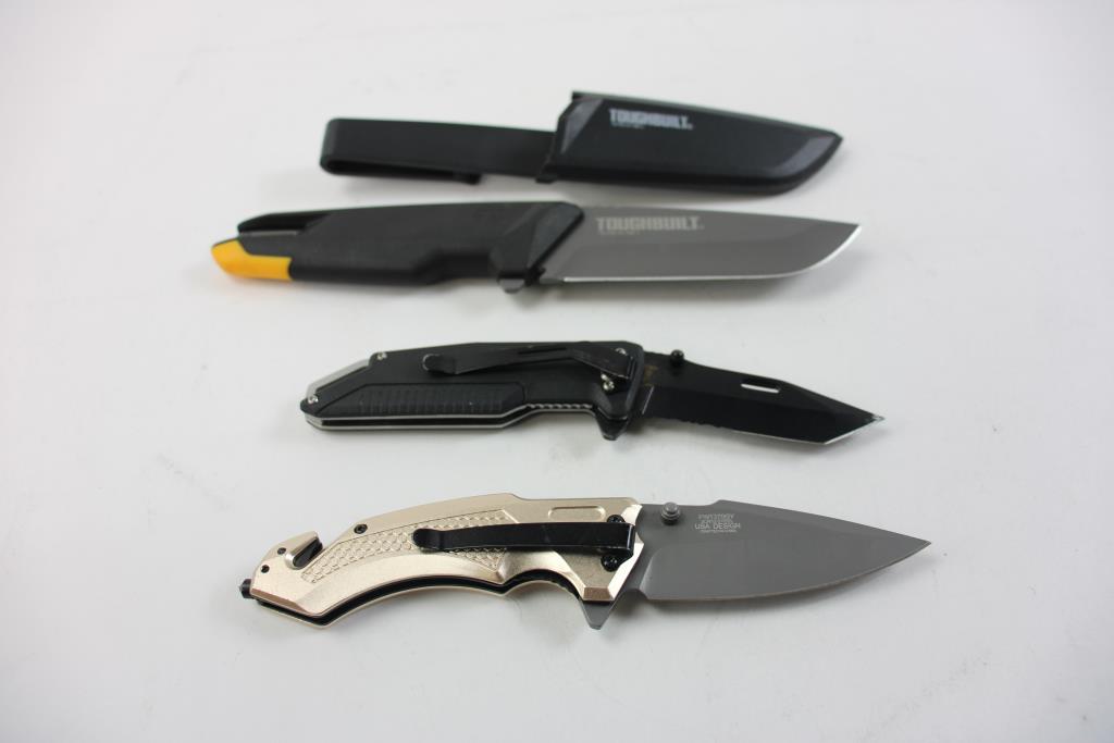 Dewalt, Wartech And Toughbuilt Knives, 3 Pieces | Property Room