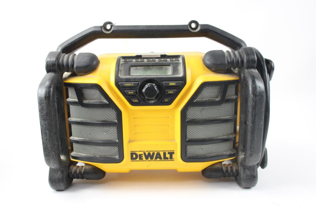 DeWalt Work Site Charger/ Radio, DCR015 | Property Room