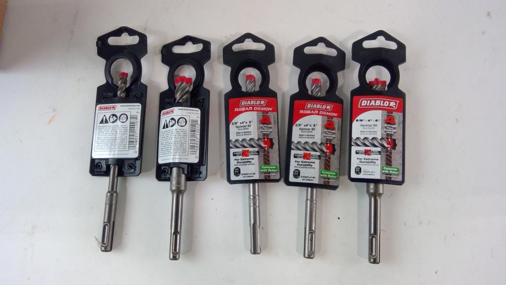 Diablo Hammer Bits, 5 Pieces | Property Room