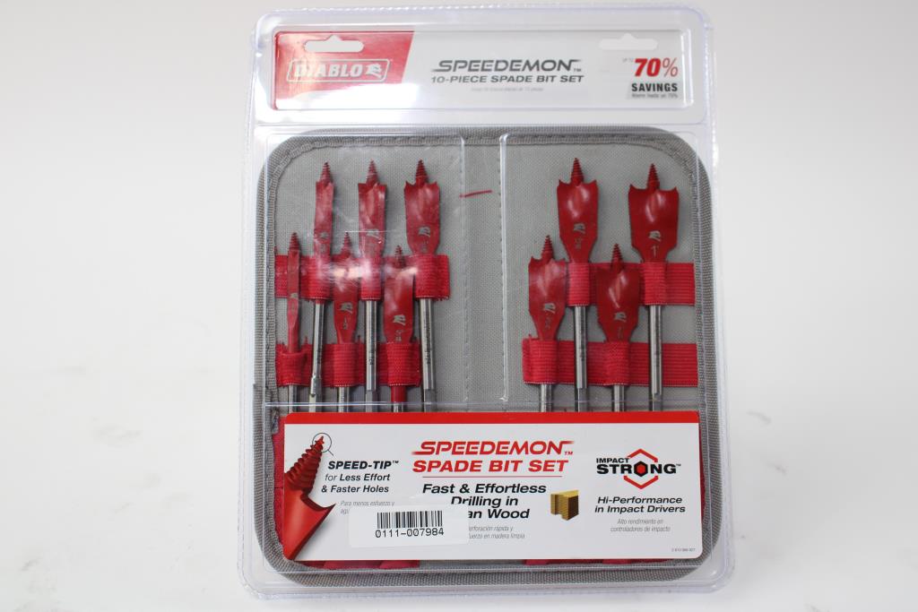Diablo Speedmon Spade Bit Set | Property Room