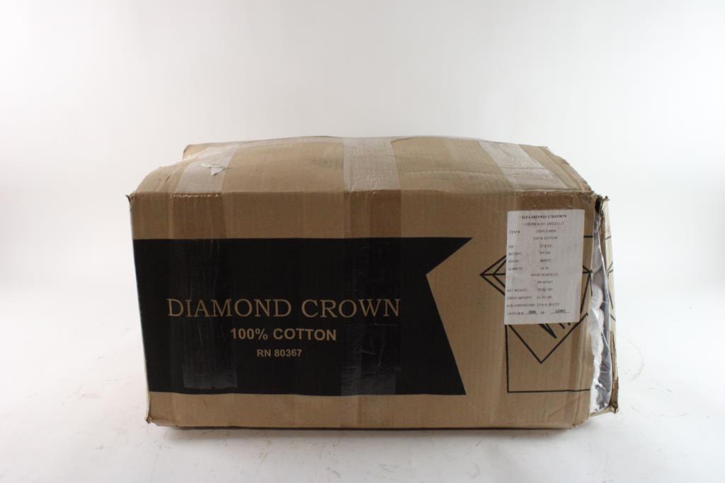 Diamond Crown Towels, 24 Count Box | Property Room