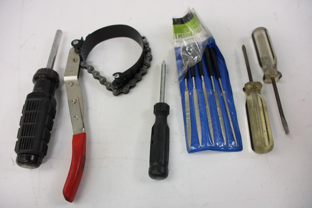 Diamond Grit Needle File Set, Screw Drivers, Wrenches, 10+ Pieces ...