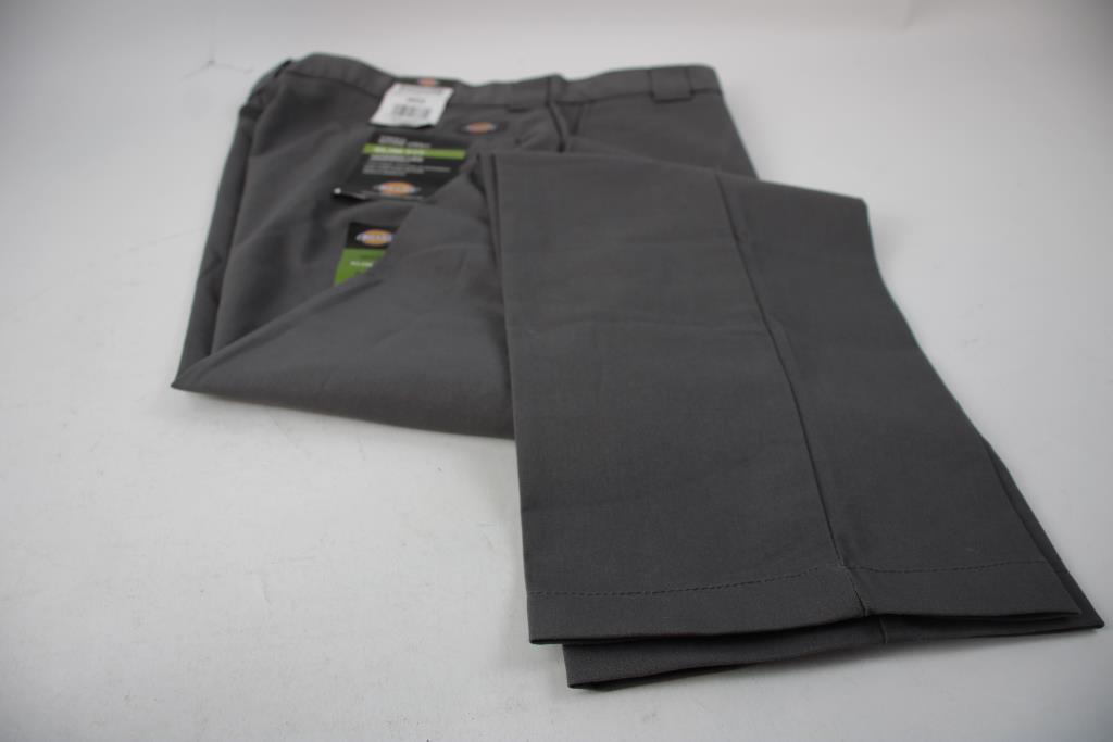Dickies Slim Fit Twill Work Pant, Size 38x32, Grey | Property Room