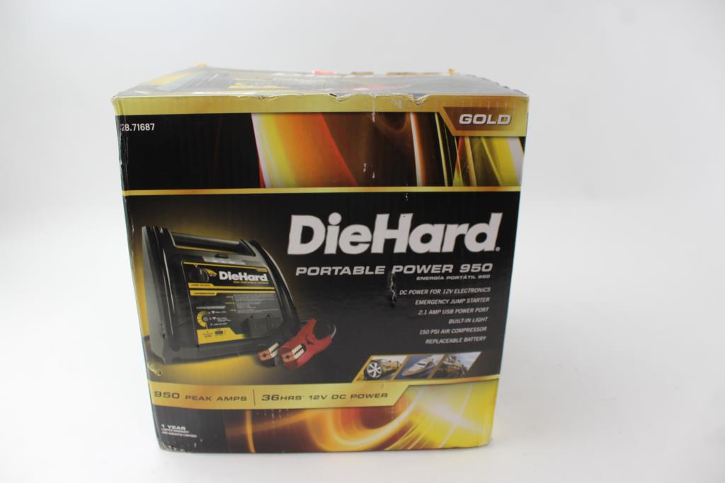 Die Hard Gold 28.71687 Portable Power 950 Jump Starter | Property Room
