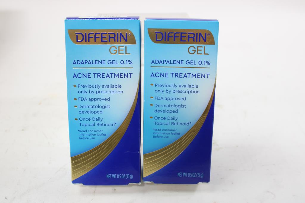 Differin Gel Adapalene Gel 0.1%, 10+ Pieces | Property Room