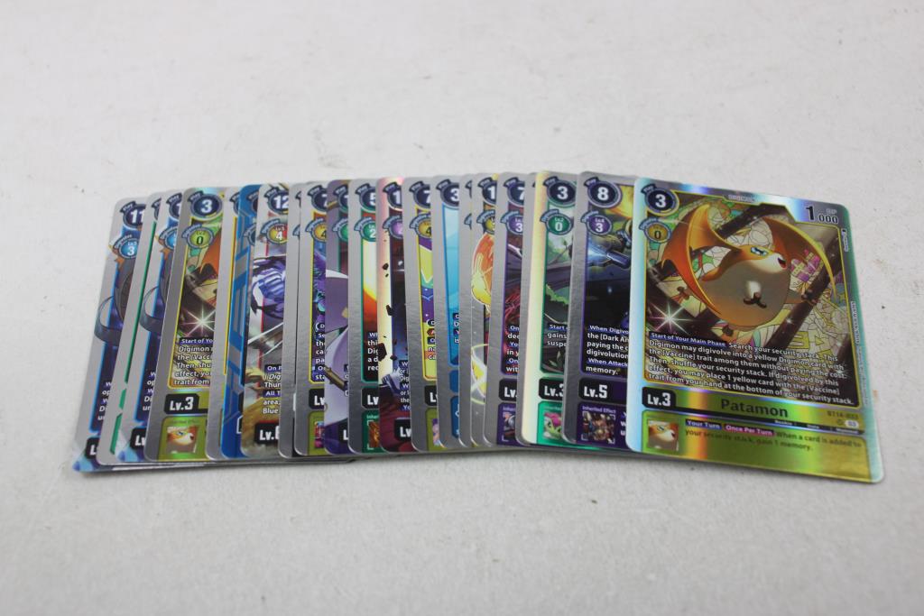 Digimon Card Game Trading Cards, 22 Pieces | Property Room