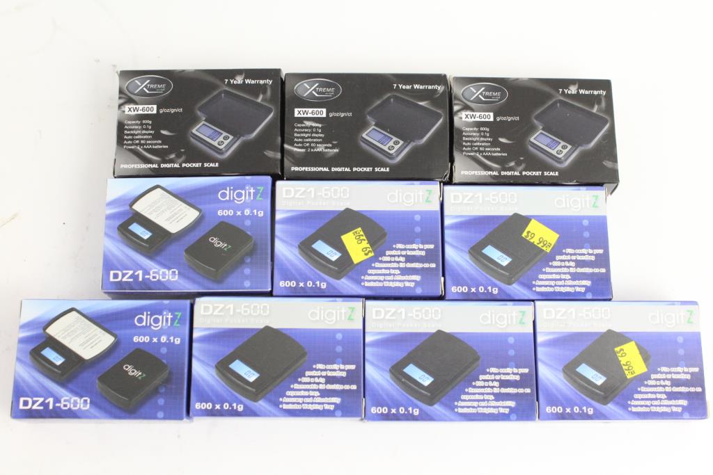 Digit Z And Other Digital Pocket Scales, 10 Pieces | Property Room